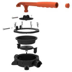 Seaflo Manual Bilge Pump with Fixed Plastic Handle